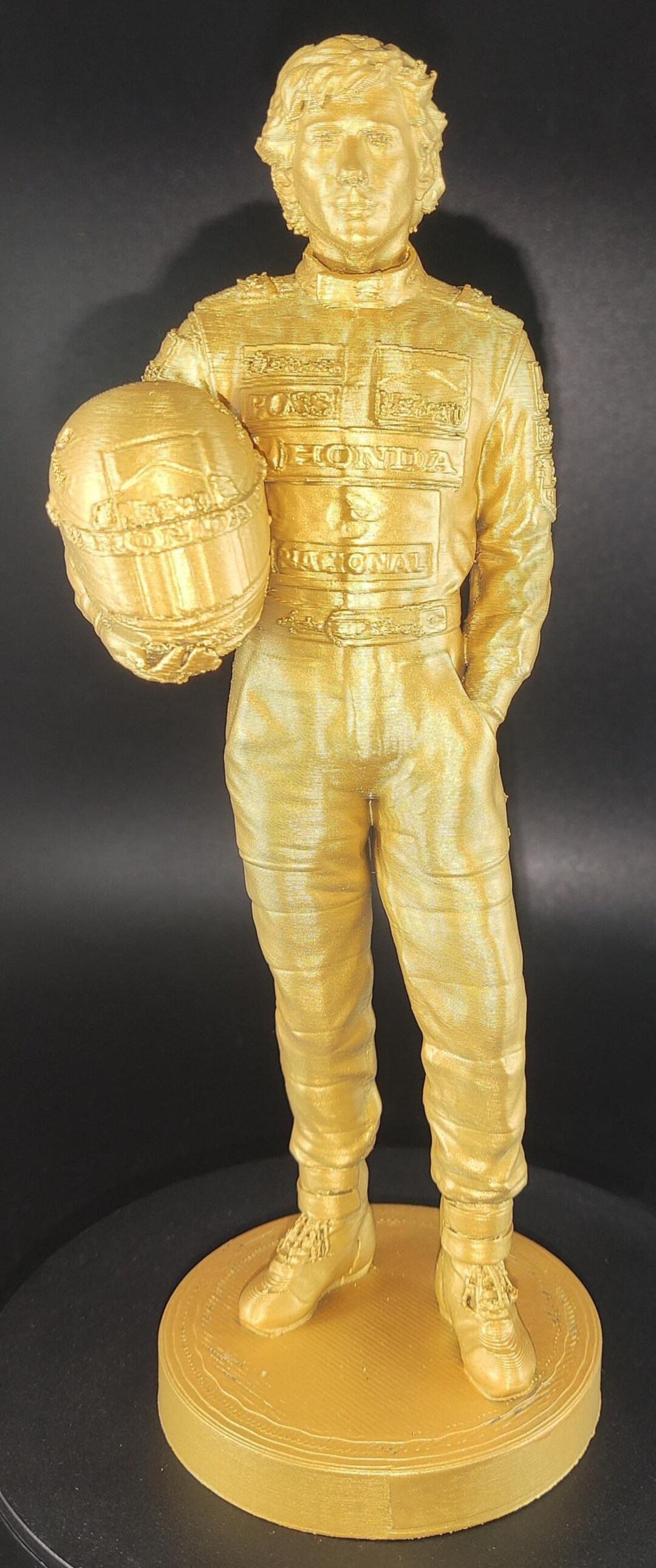 Ayrton Senna Figure Statue Display Handmade Formula 1 Brazil - Etsy