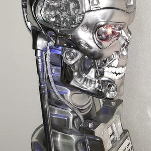 Terminator T-800 Head 1:1 Scale Bust Ver.2 Chrome - Etsy