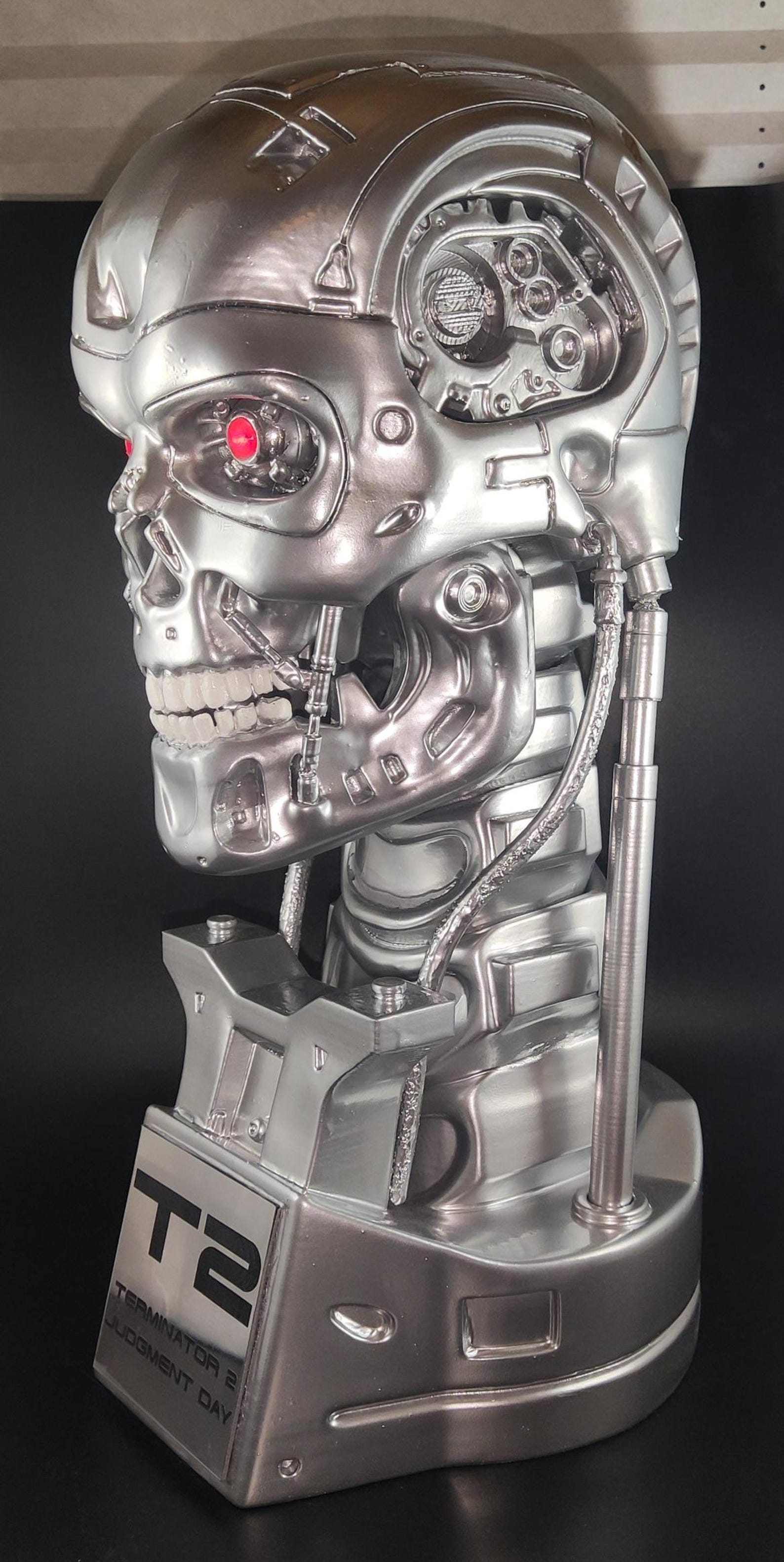 Terminator T-800 Head 1:1 Scale Bust - Etsy