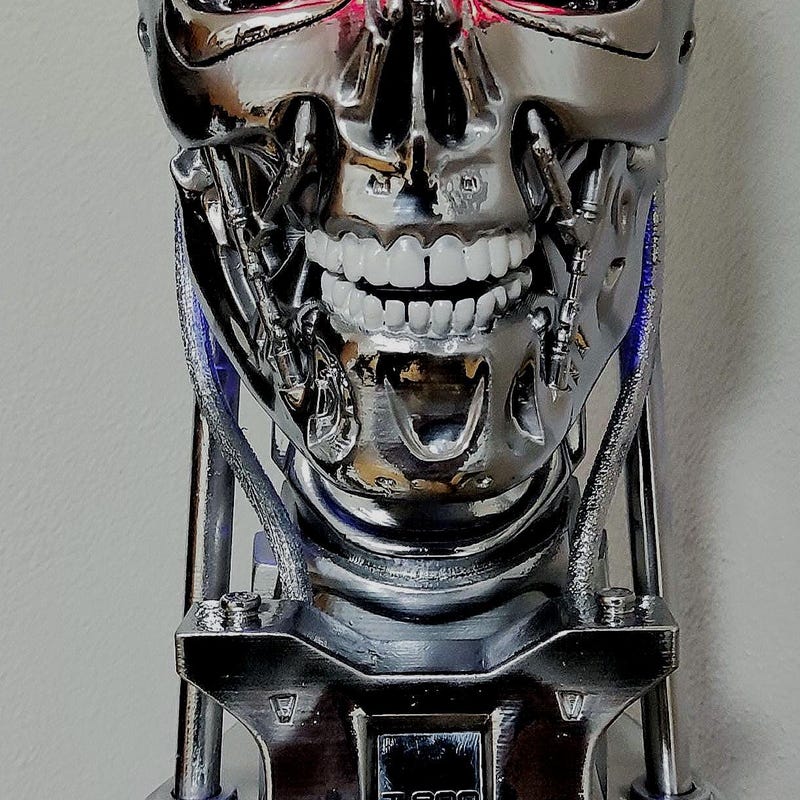 Terminator Skull - Etsy
