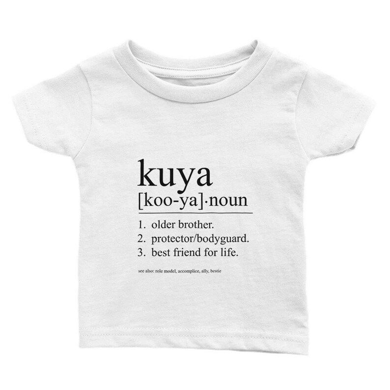 Adorable Kuya Kids and Baby Clothing Collection Filipino Gift, New Kuya ...
