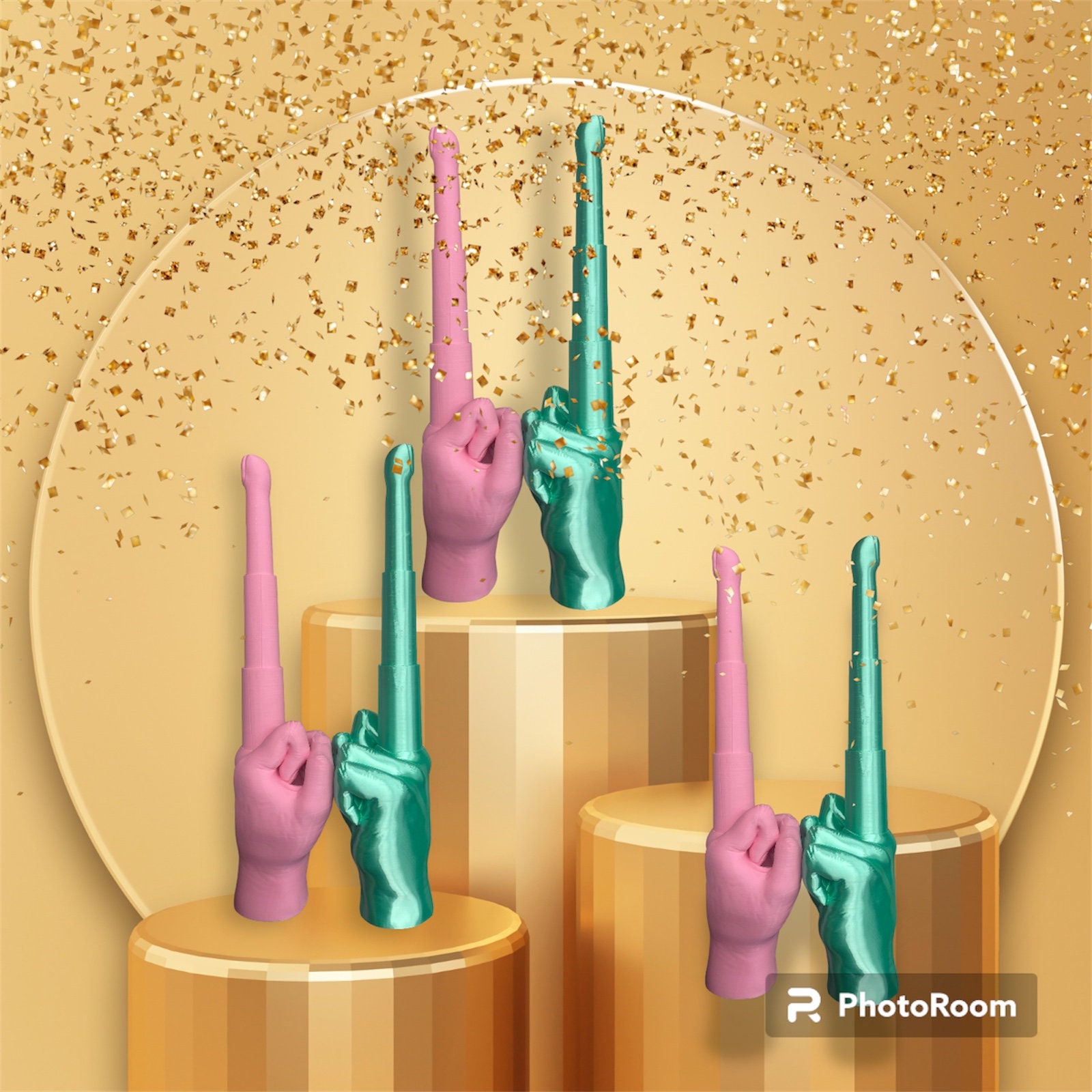 Collapsible Middle Finger 3D Printed Funny Gift - Etsy