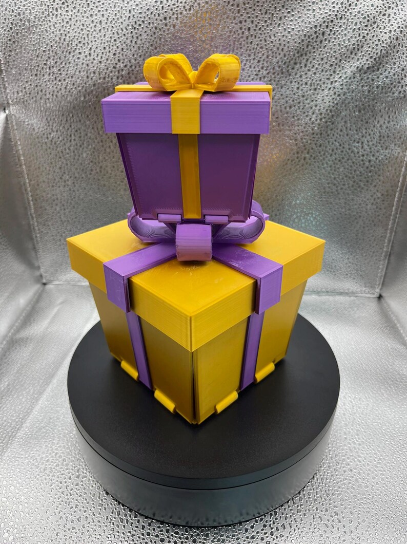 Giant Surprise Gift Box 3d Printed Etsy