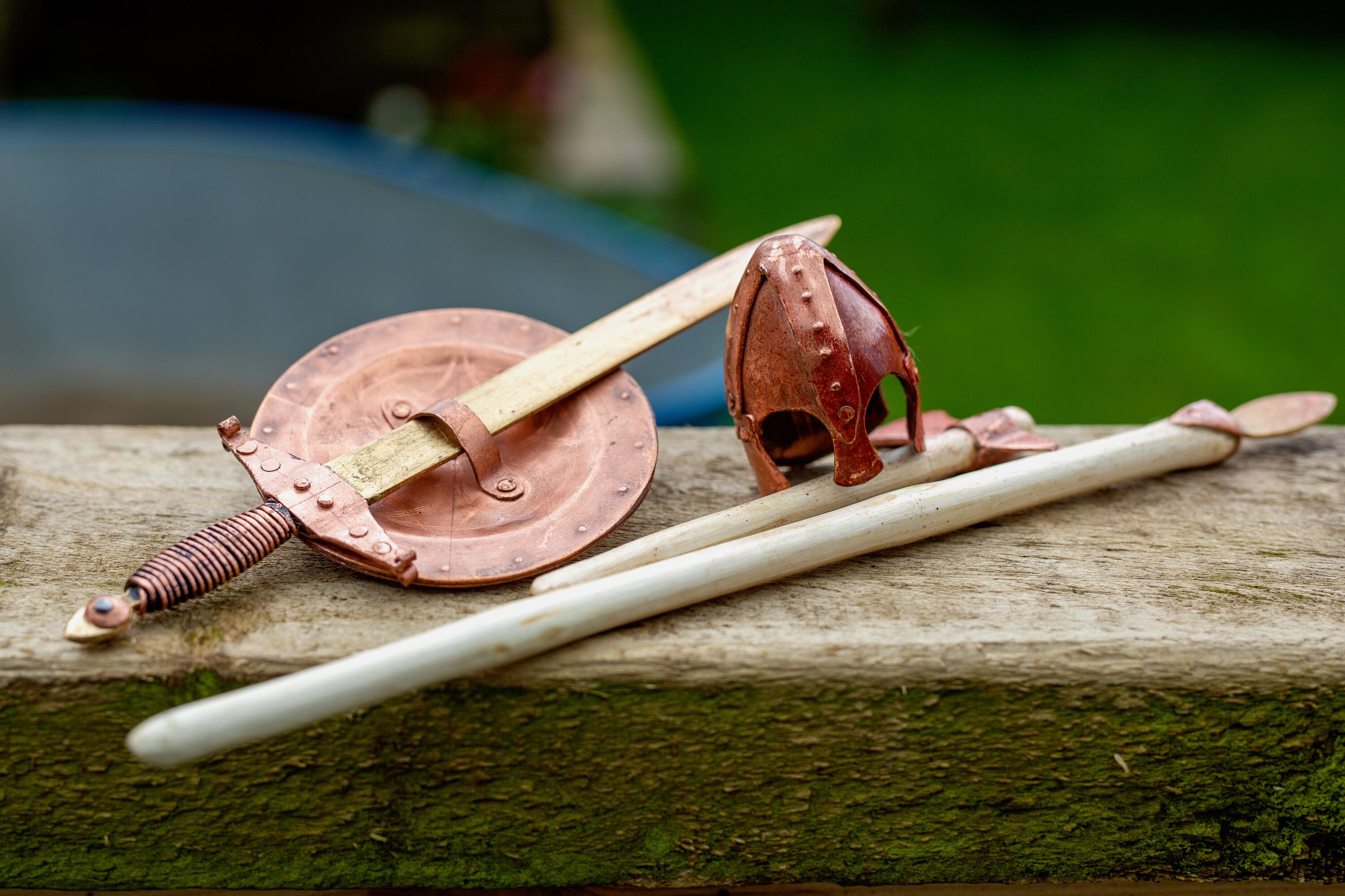 Sword Helmet Shield Axe and Spear - Etsy