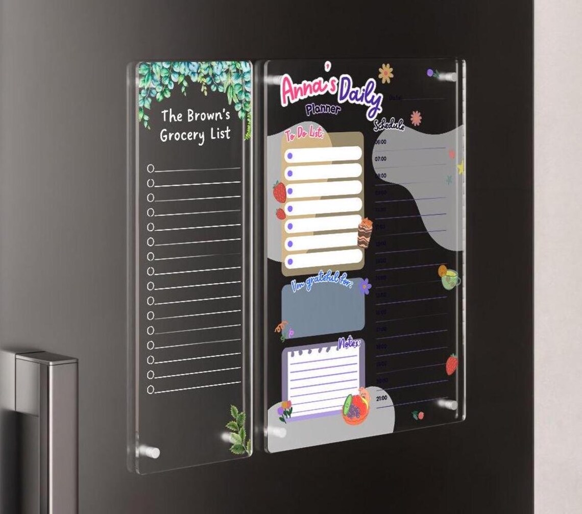 Aesthetic Minimalist Planner - Acrylic Planner - Kids to Do List ...
