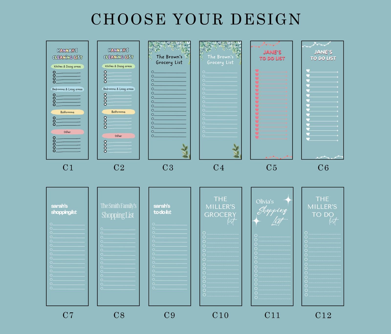 Aesthetic Minimalist Planner - Acrylic Planner - Kids to Do List ...