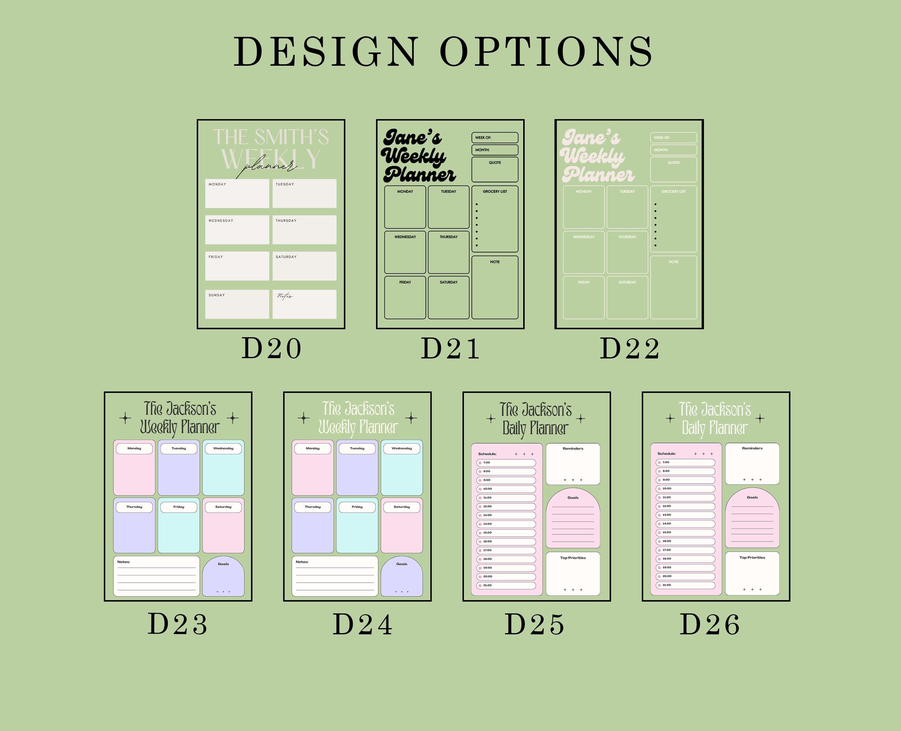 Aesthetic Minimalist Planner - Acrylic Planner - Kids to Do List ...