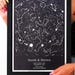 Custom Star Map Art Print - Personalized Night Sky Constellation ...