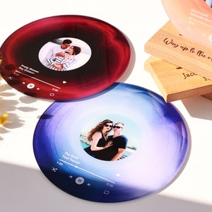 Personalized Vinyl Record With Photo - Birthday Gift for Her Him ...