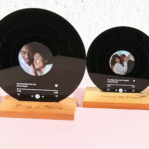 Custom Song Photo Vinyl Record for Fathers Day Gift - Photo Gift for ...