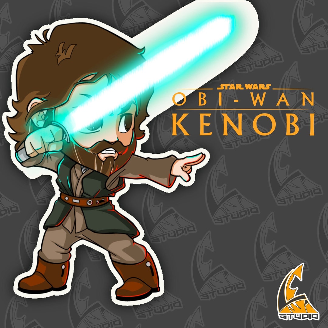 Star Wars: Obi-wan Kenobi chibi/cute/kawai Png, Jpeg, Tiff, Superhero ...