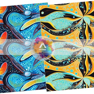Aboriginal Art Collection, Seamless Pattern, Digital Paper, Native ...