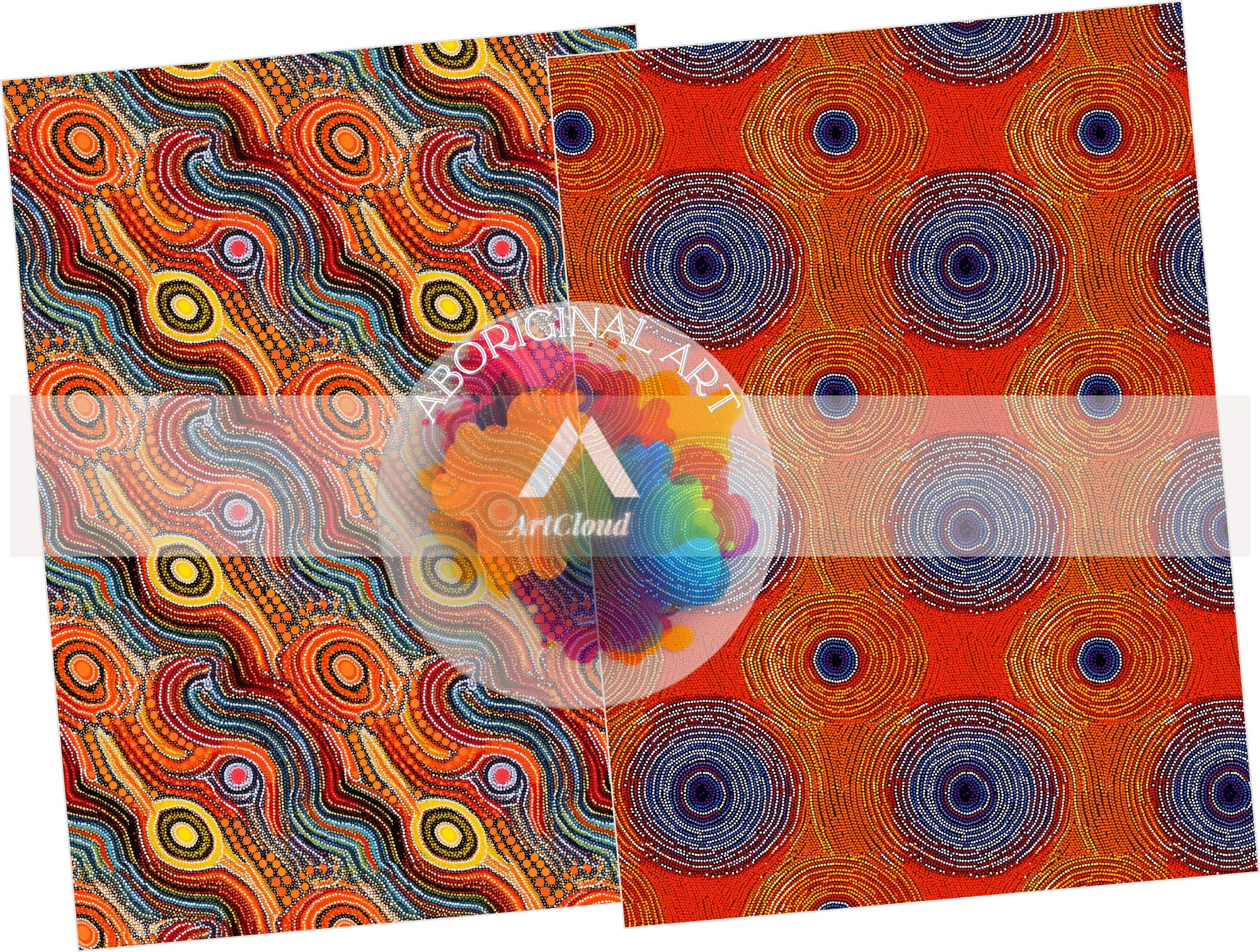 Aboriginal Art Print Australian Aboriginal Art Aboriginal Art - Etsy