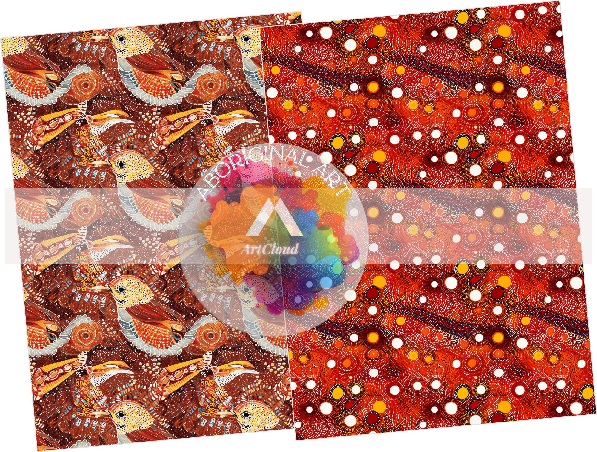 Aboriginal Art Print Australian Aboriginal Art Aboriginal Art Print ...