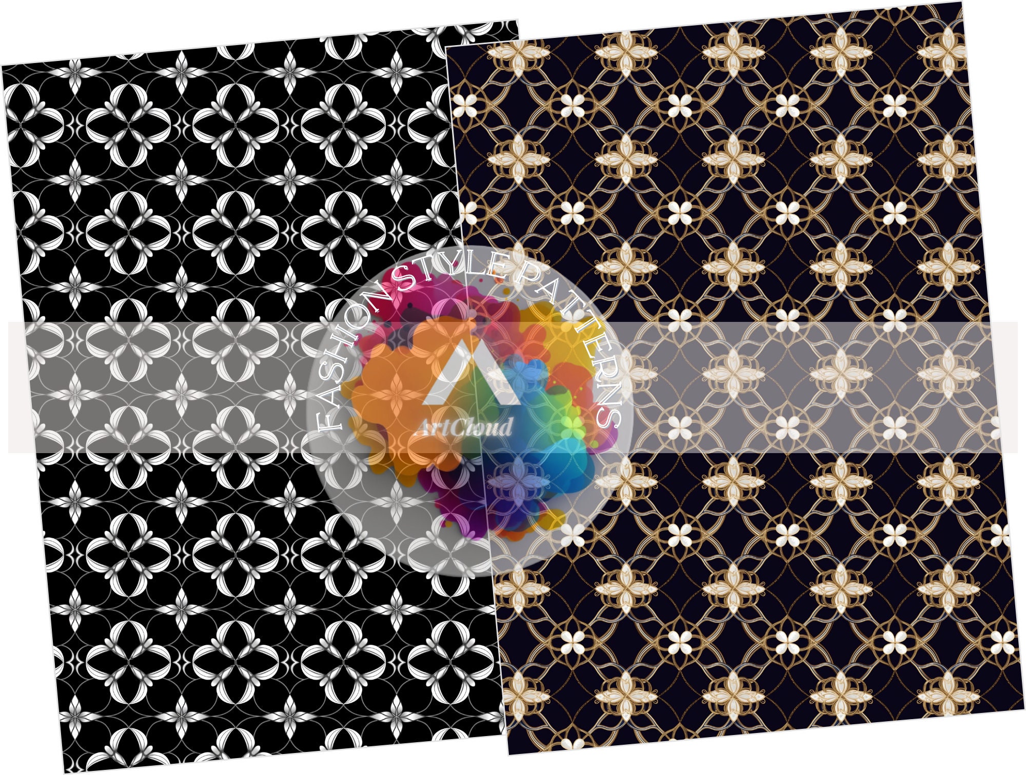 Fashion Style Digital Paper, SEAMLESS Pattern - Etsy