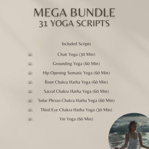 Yoga Script Bundle With 30+ Ready-to-use Yoga Sessions | Guided ...
