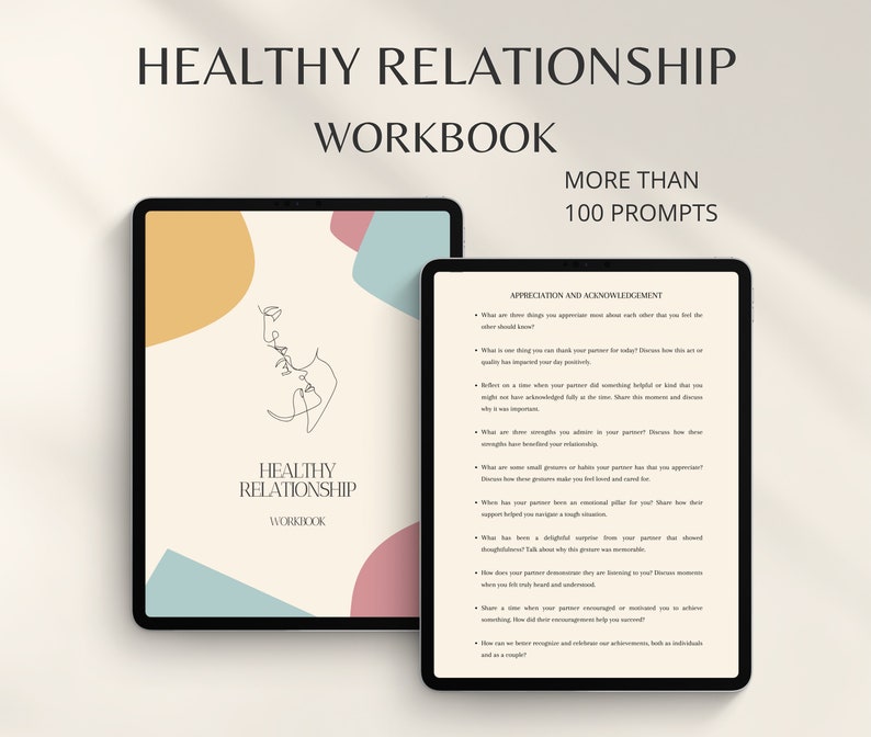 Healthy Relationship Workbook With More Than 100 Prompts and Fun Ideas ...