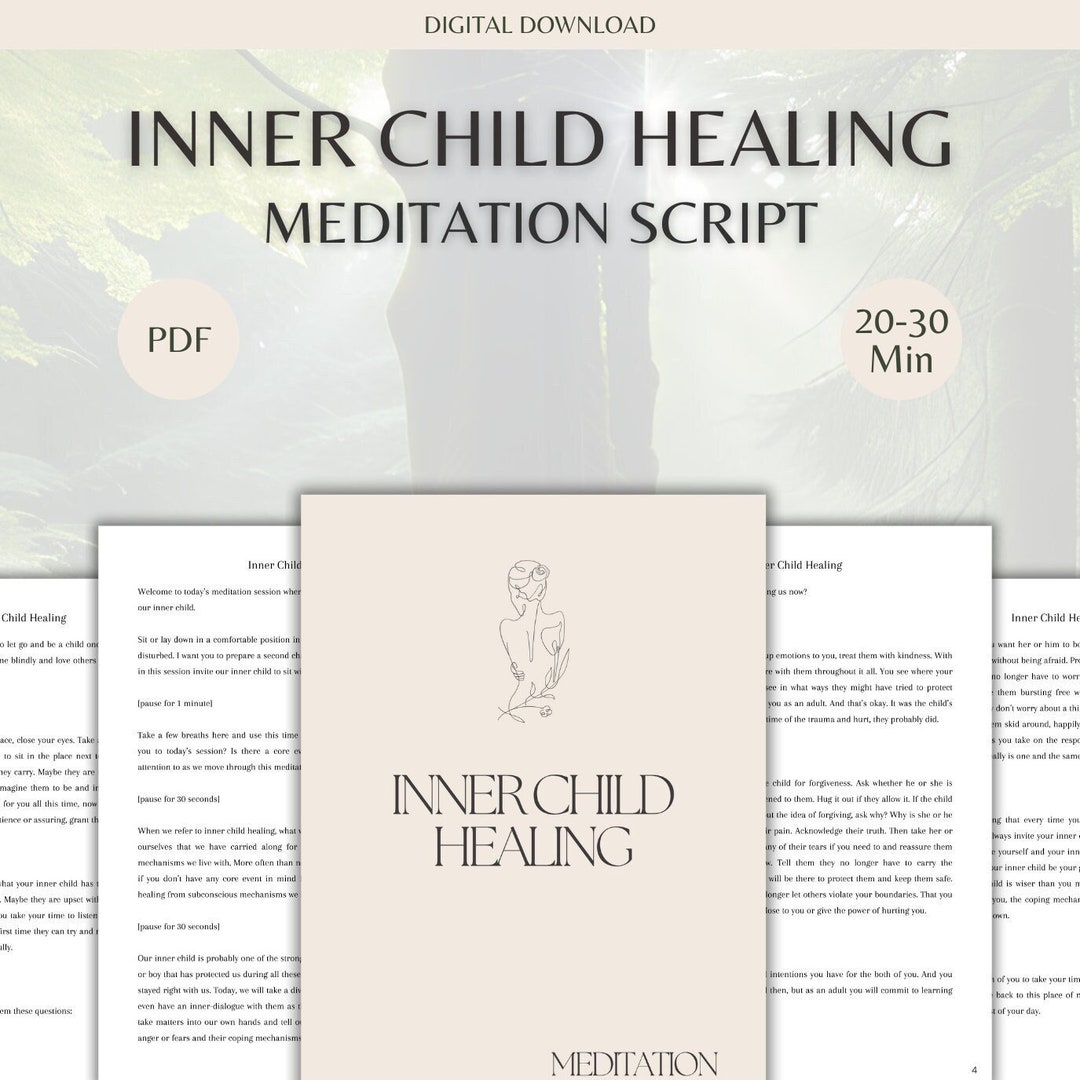 Inner Child Healing Meditation Script: Gestalt Empty Chair Technique ...