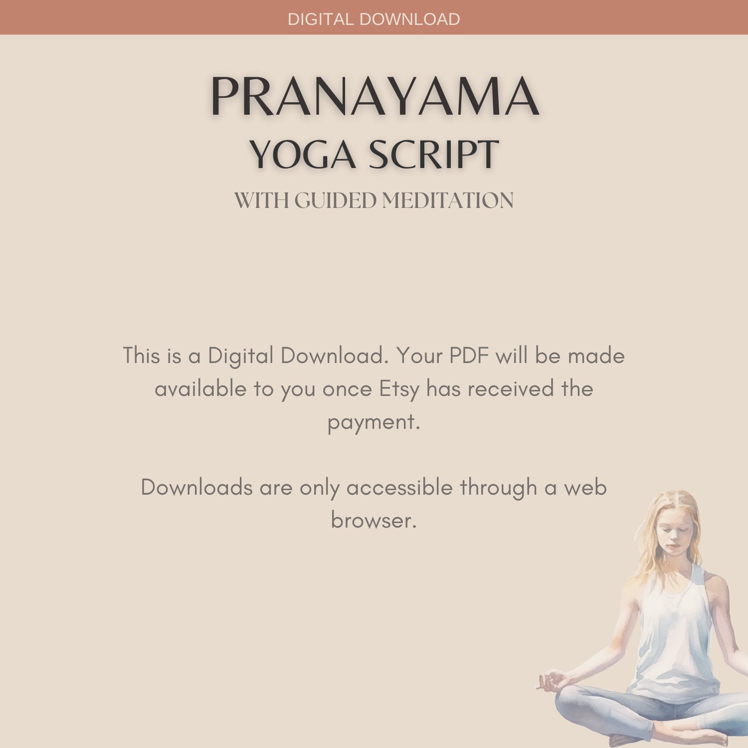 30 Min Pranayama Yoga Script With Guided Meditation, Breathing ...