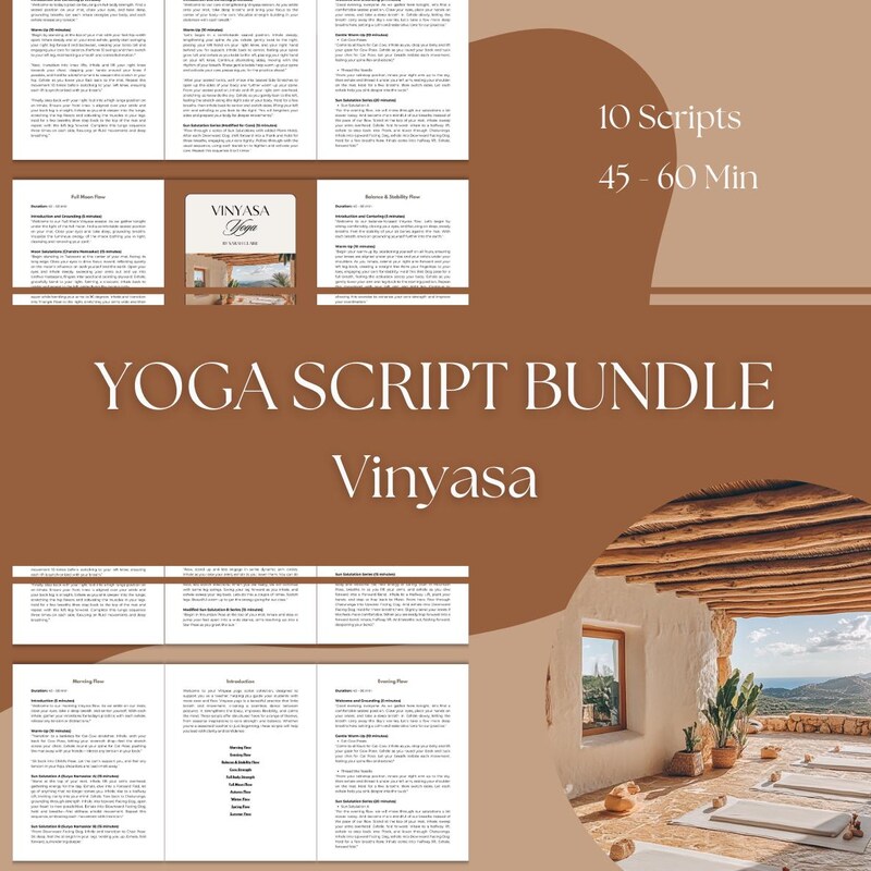 Yoga Class Plan - Etsy