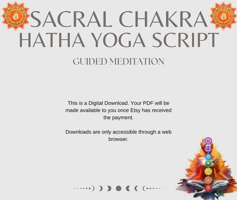 Sacral Chakra Yoga Script Hatha Yoga Sequence 60 Min Yoga Session ...