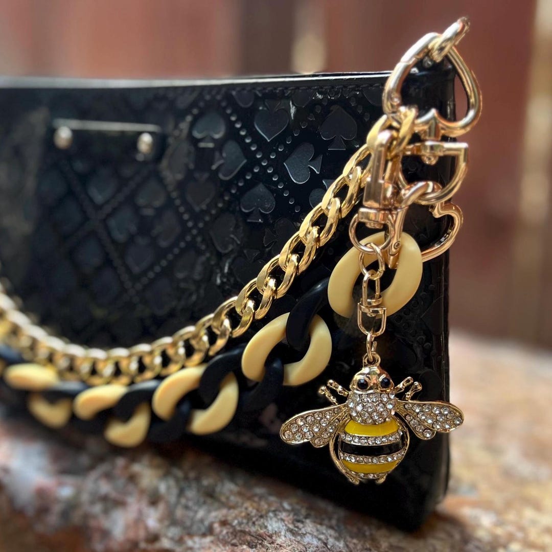 Bumblebee Purse Chain - Bumble Bee Charm - Purse Strap - Bag Chain ...