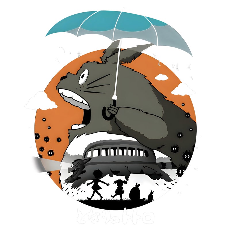 Totoro Svg Files - Etsy