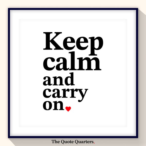Keep Calm Posters - Etsy