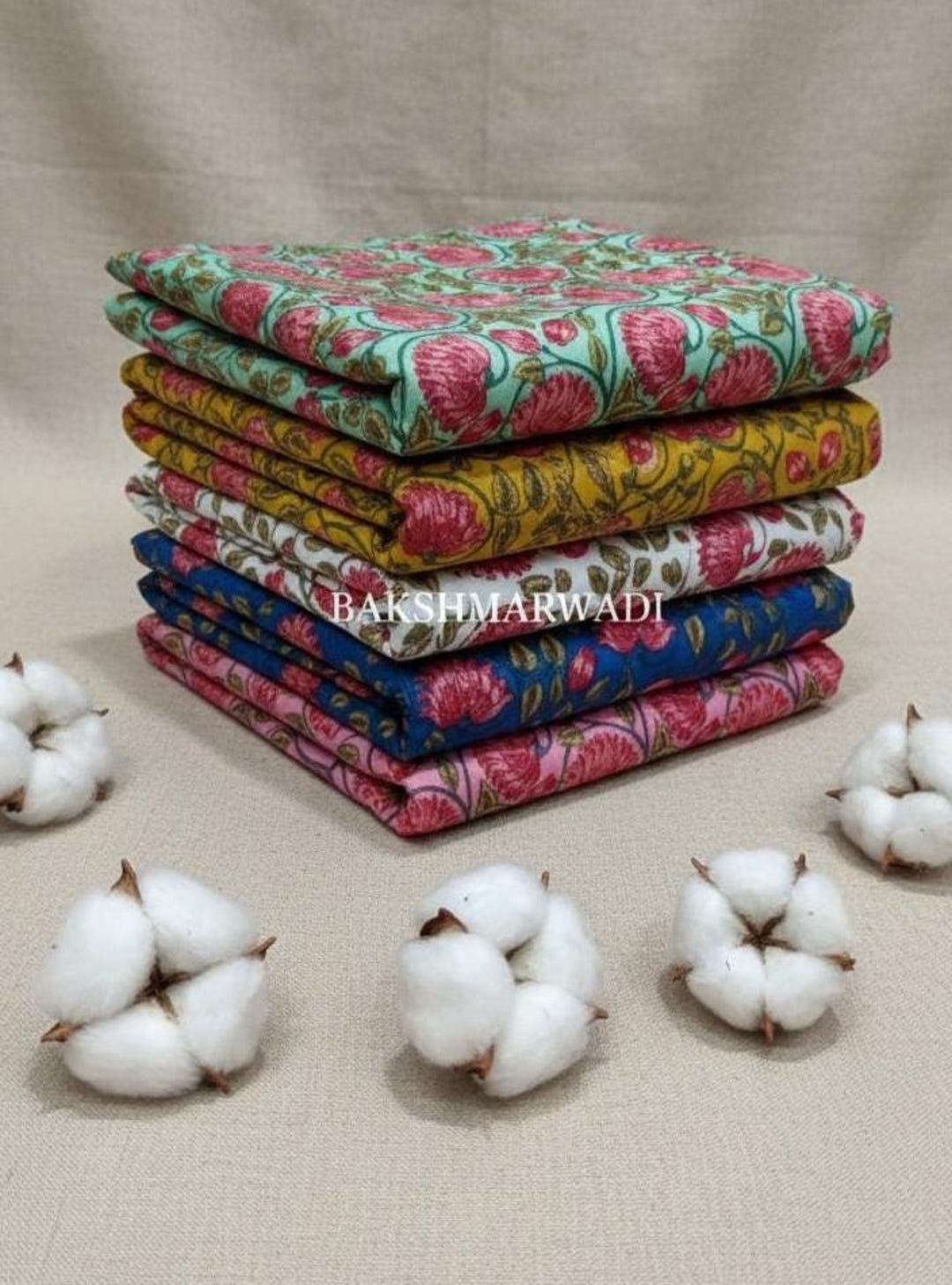 Hand Block Fabric, 100% Cotton, Indian,hand,boho,craft,stripe Fabric ...