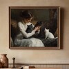 Decadent Beauty Woman Portrait Vintage Wall Art Victorian Art Antique ...
