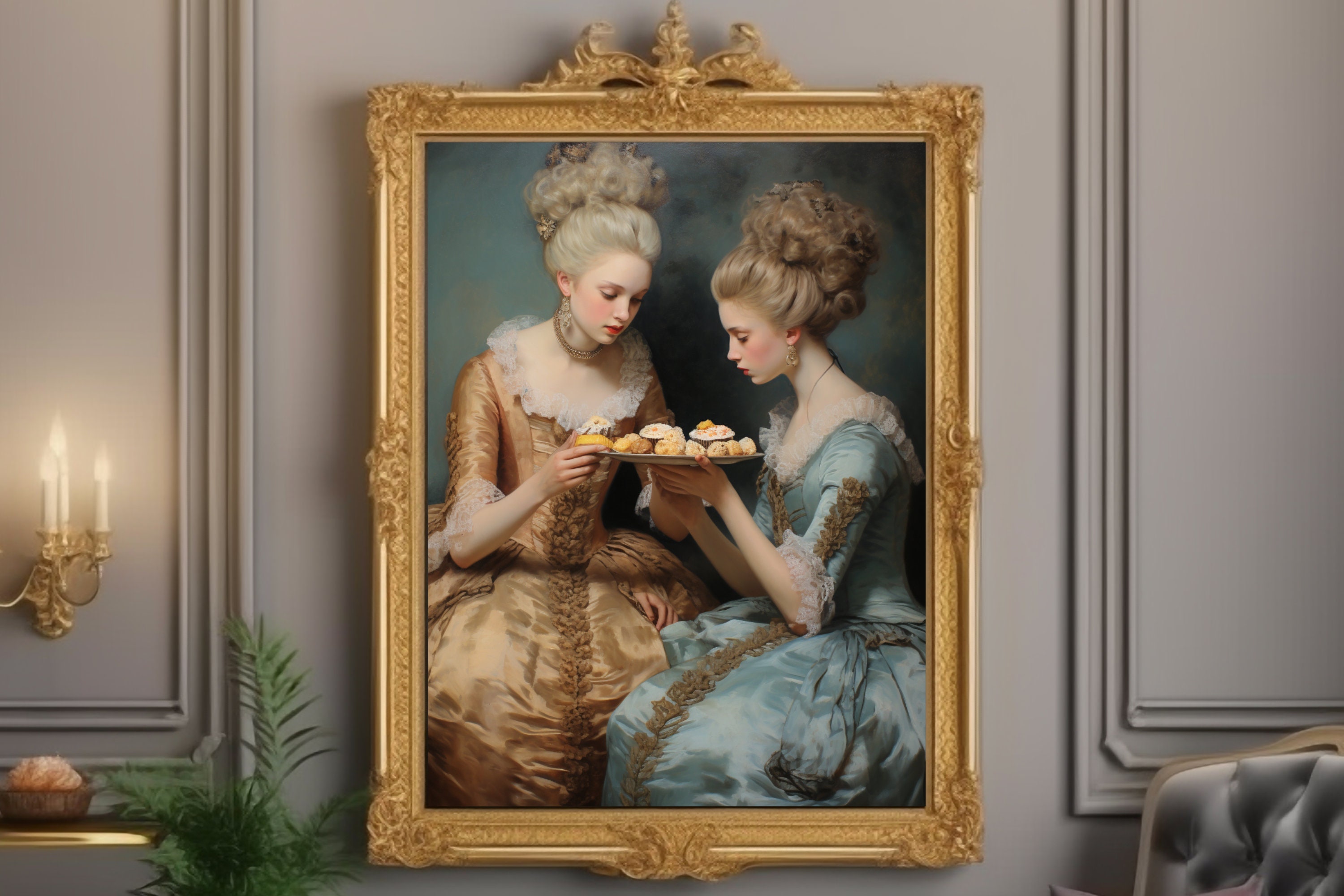 Instant Download Print Baroque Themed Kitchen Decor Funny Food - Etsy