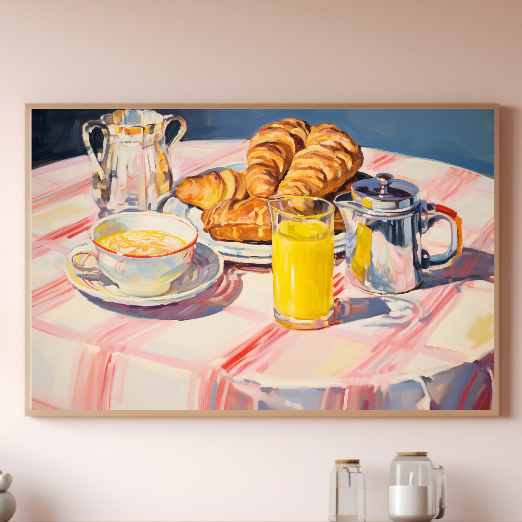 French Breakfast Instant Download Print France Lover Digital Gift Idea ...