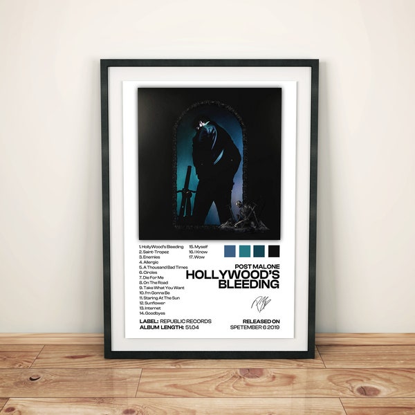 Post Malone Album Cover Art - Etsy