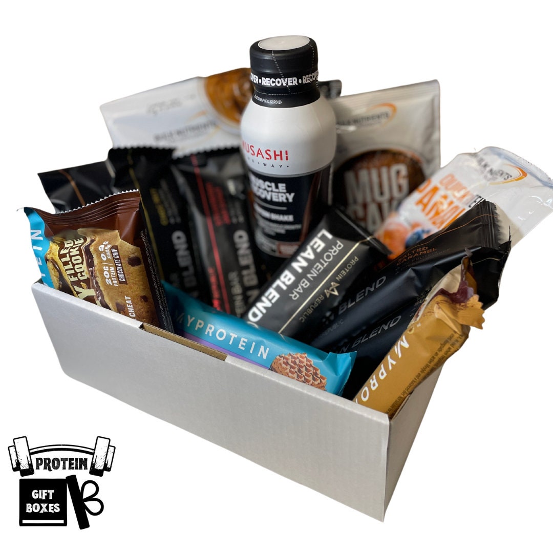 Protein Snack Gift Boxes - Etsy