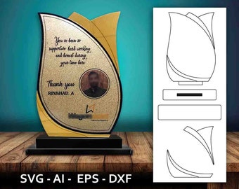 Award Trophy Laser Cut, Award Trophy SVG, Wood Cnc Cut Award, Award ...
