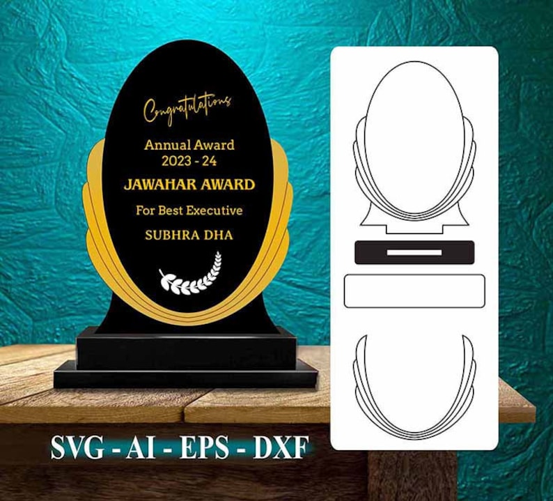 Award Trophy Laser Cut, Award Trophy SVG, Wood Cnc Cut Award, Award ... Award Trophy Laser Cut, Award Trophy SVG, Wood Cnc Cut Award, Award ...