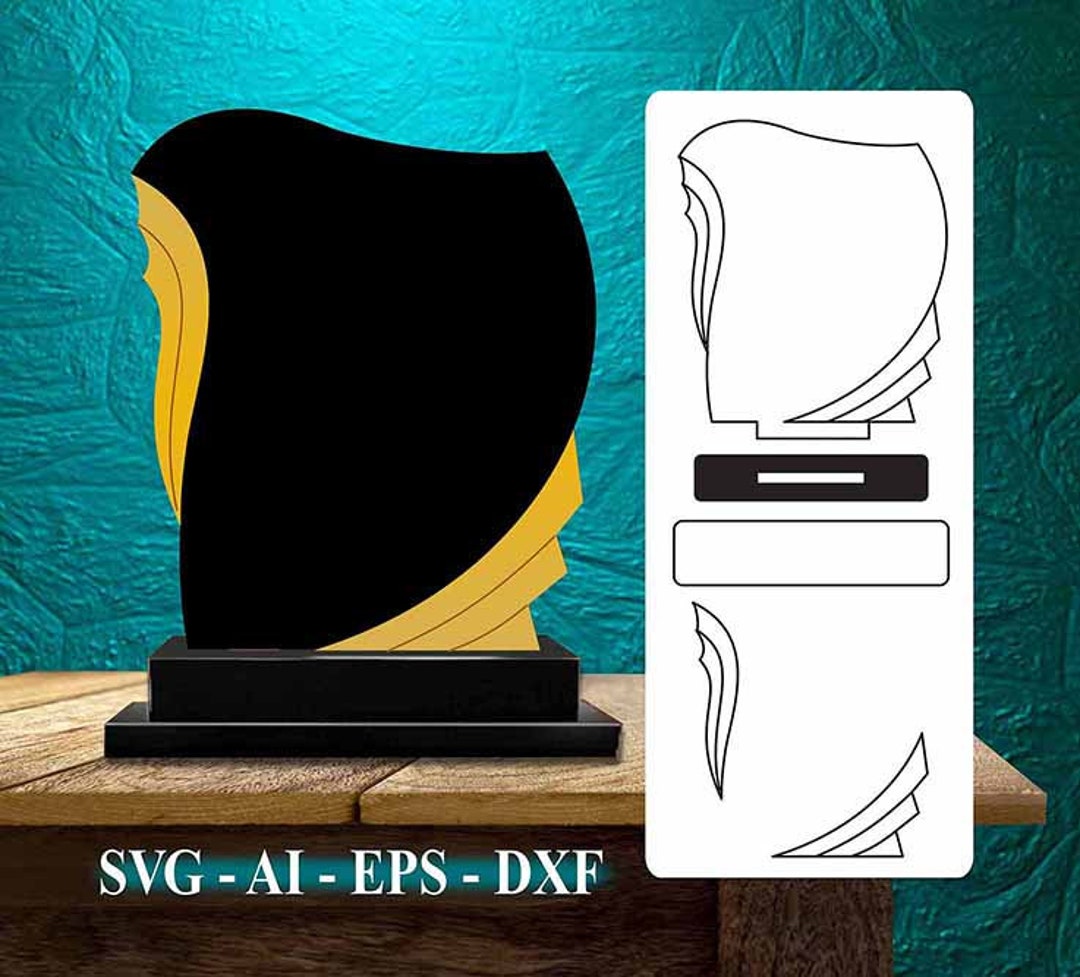 Award Trophy Laser Cut, Award Trophy SVG, Wood Cnc Cut Award, Award ...