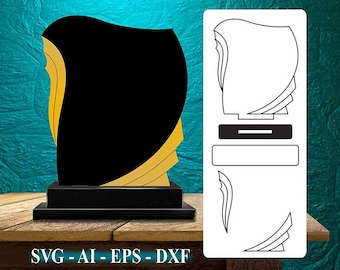 Award Trophy Laser Cut, Award Trophy SVG, Trofeos Cort Laser, Award ...
