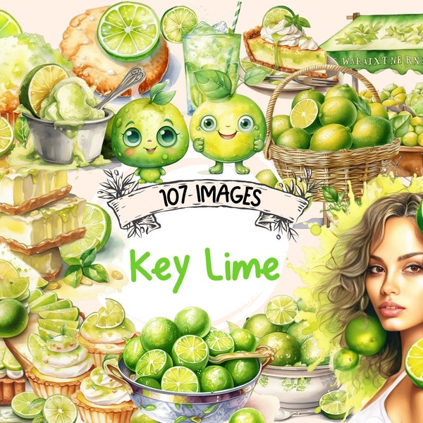Lemon Lime Clipart - Etsy