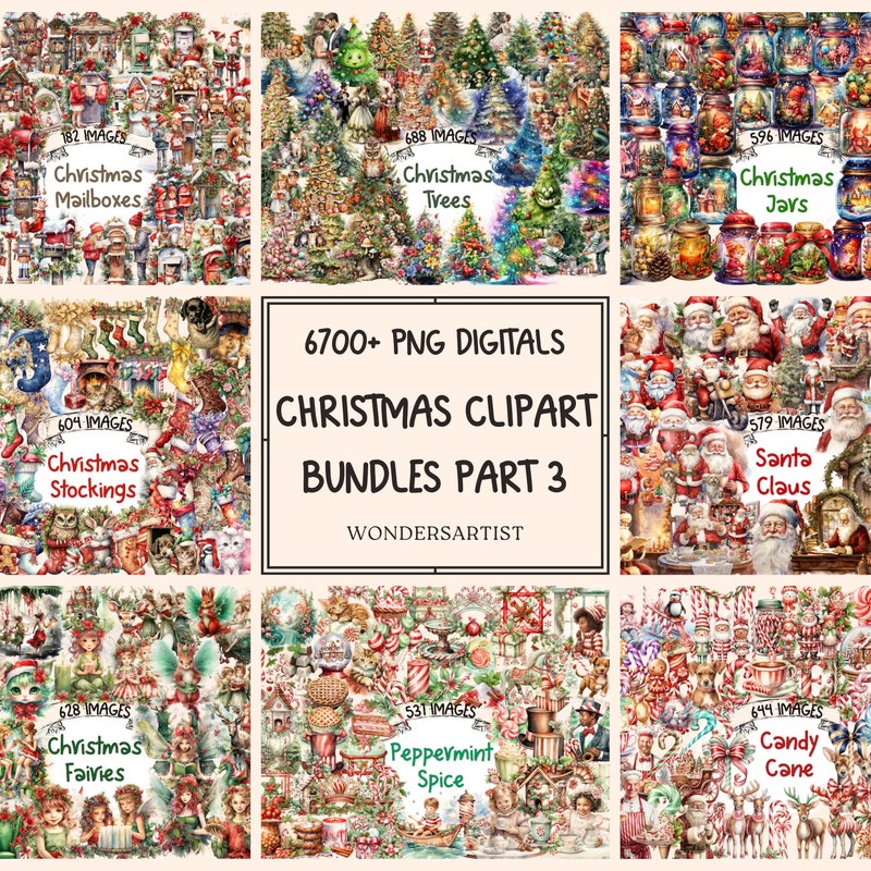 Xmas Clipart - Etsy