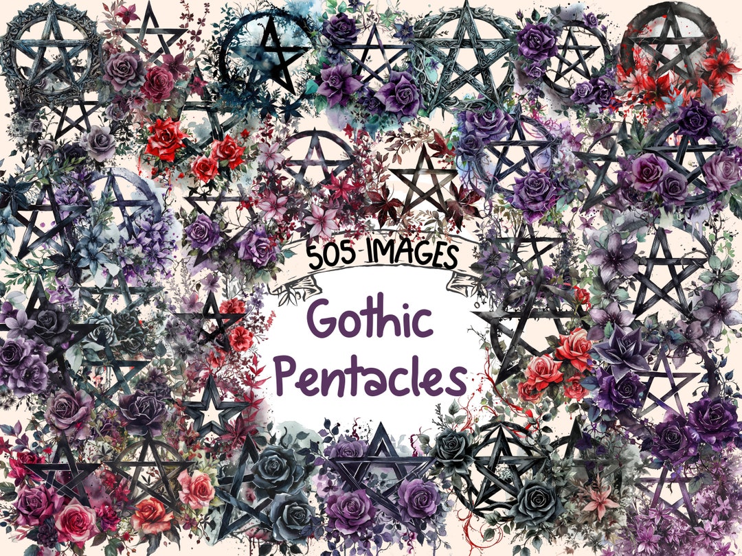 Gothic Pentacles Clipart Collection - 505 PNG Images of Pentacle ...