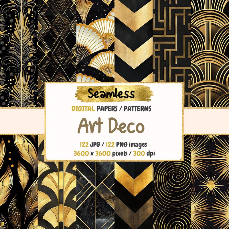 Art Deco Paper - Etsy