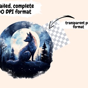 Forest Moons Watercolor Clipart Bundle - 70 PNG Mystical Woodland ...