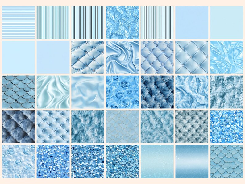Baby Blue Digital Paper: Seamless Pastel Textures (commercial Use) - Etsy