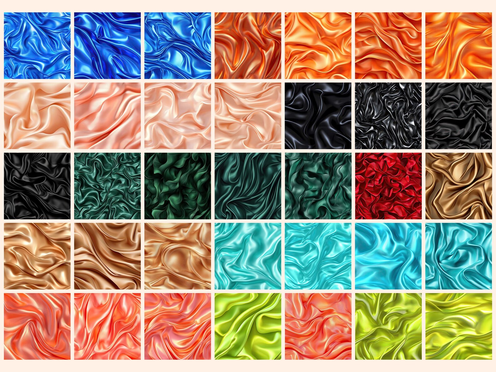 Luxurious Satin Textures: Seamless Digital Paper (commercial Use) - Etsy