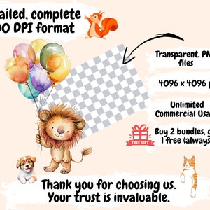 Balloons Watercolor Clipart Bundle - 1032 PNG Colorful Balloon Images ...