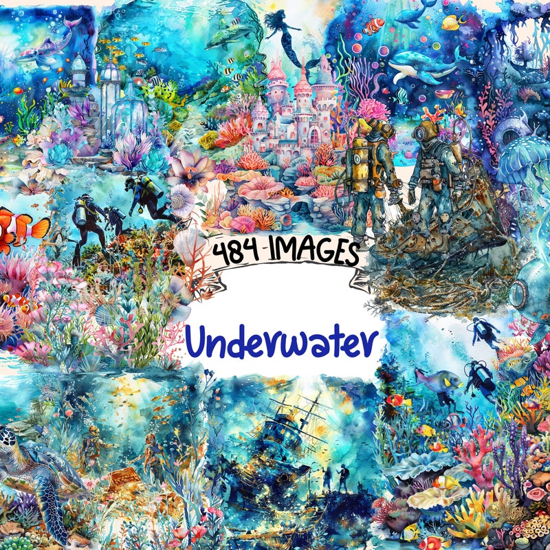 Underwater Graphics - Etsy