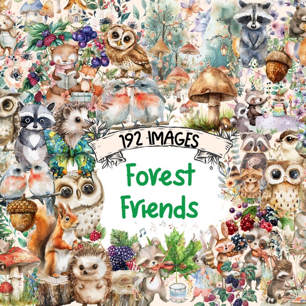 Forest Friends - Etsy