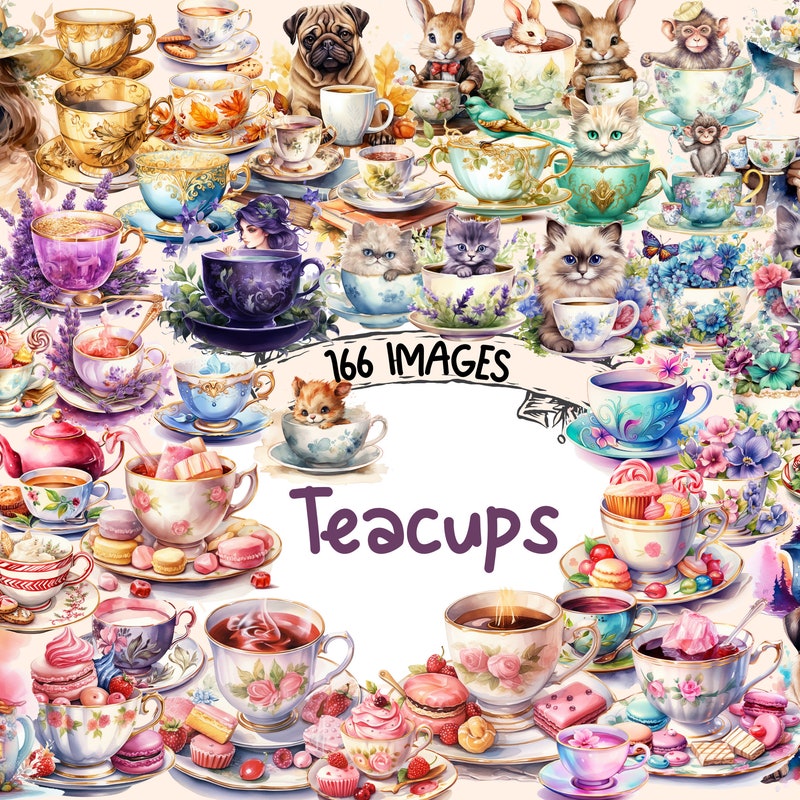 Teacup Printable - Etsy
