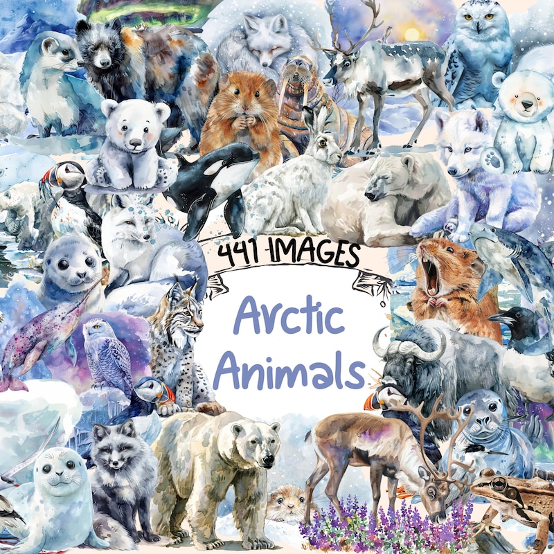 Polar Animals - Etsy